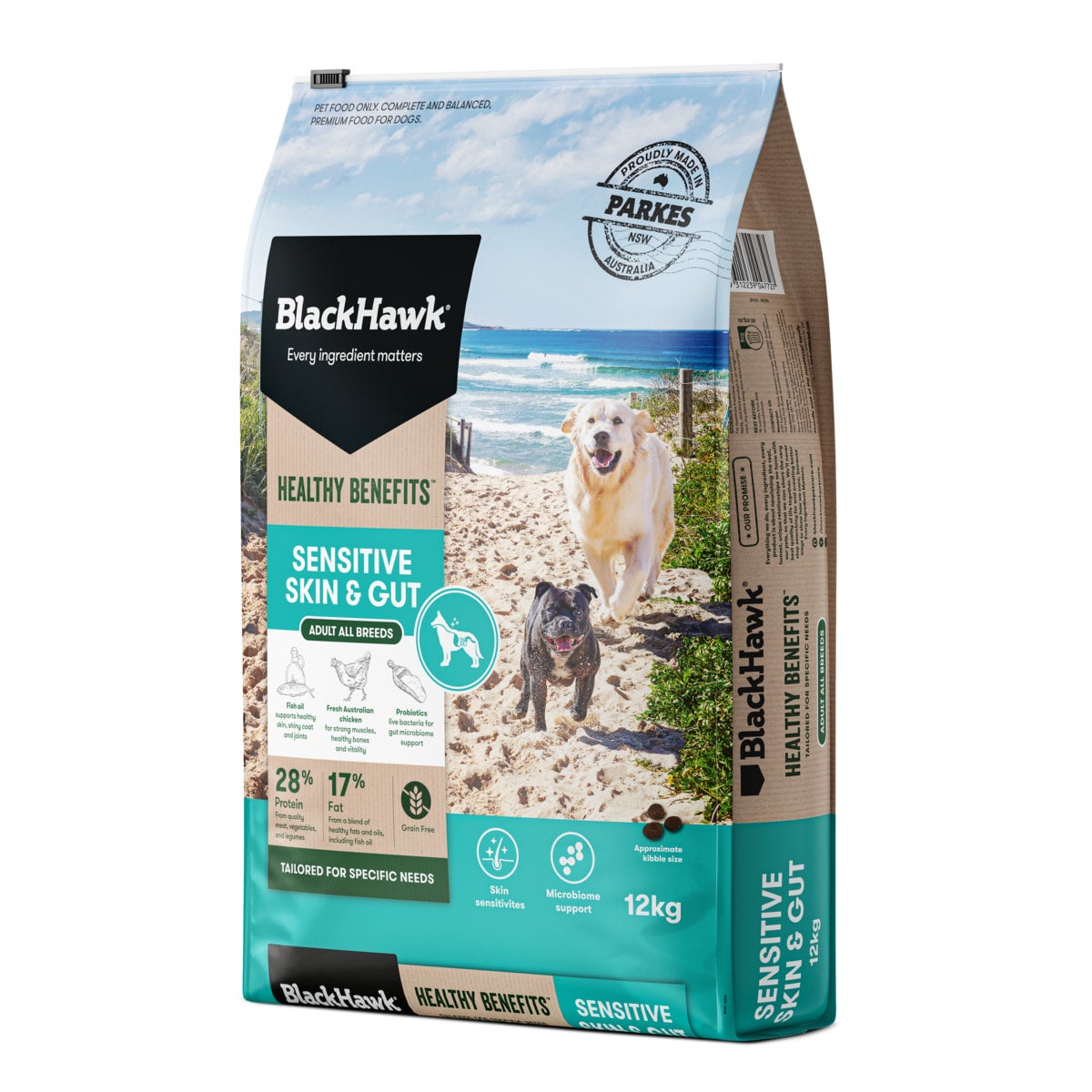 Black Hawk Healthy Benefits Sensitive Skin 12kg | Newman Feed and Pet ...